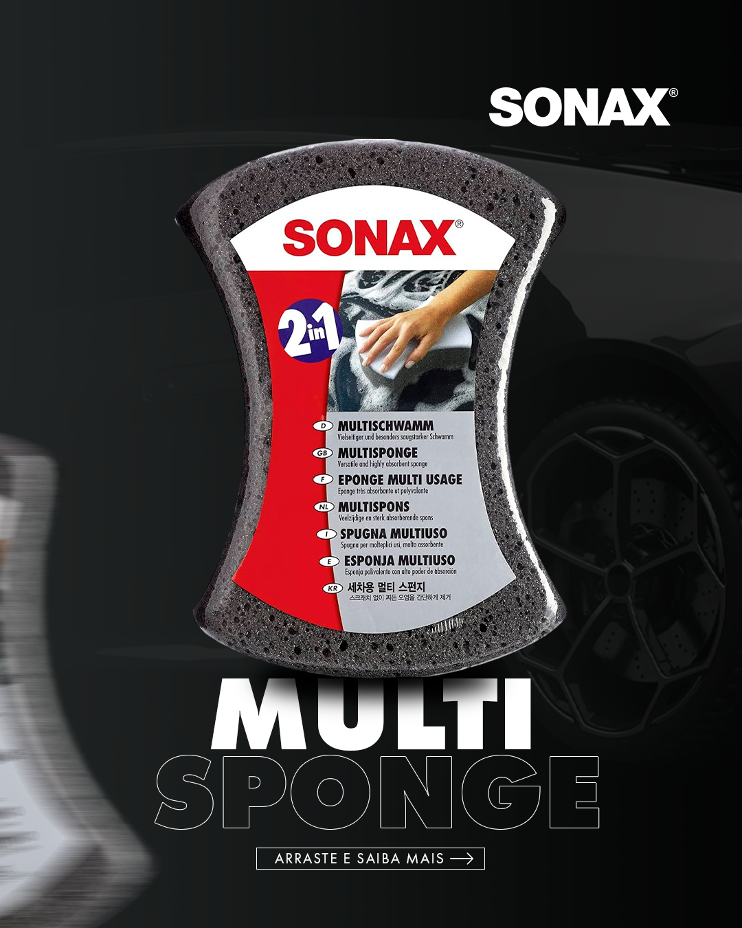 Multi Sponge – marketing SONAX