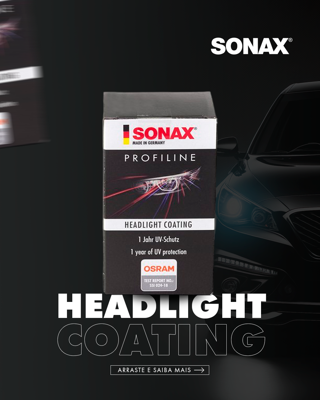 Headlight Coating – marketing SONAX